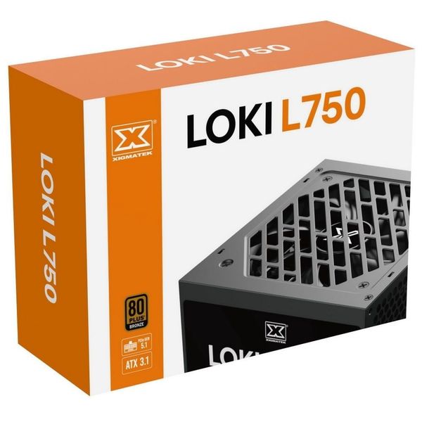 Nguồn 750W XIGMATEK LOKI L750 PCIe Gen 5.1 - ATX 3.1 - 80 Plus Bronze