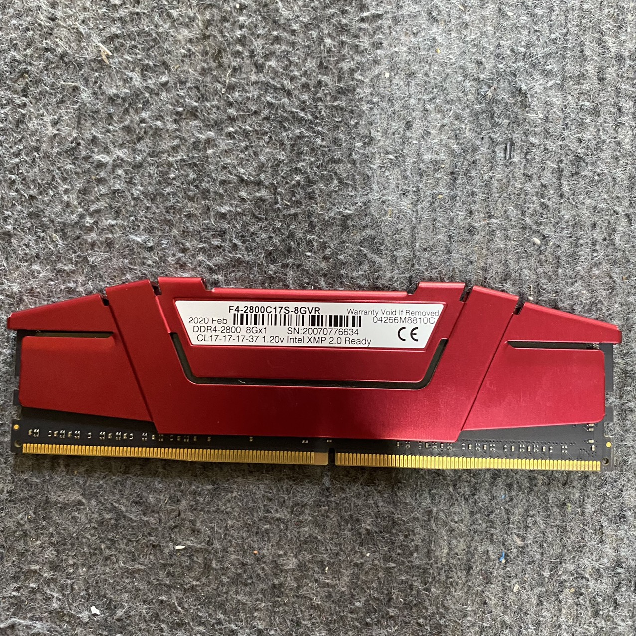 Ram DDR4 Gskill 8G/2800 Ripjaws cũ BH 8/2023