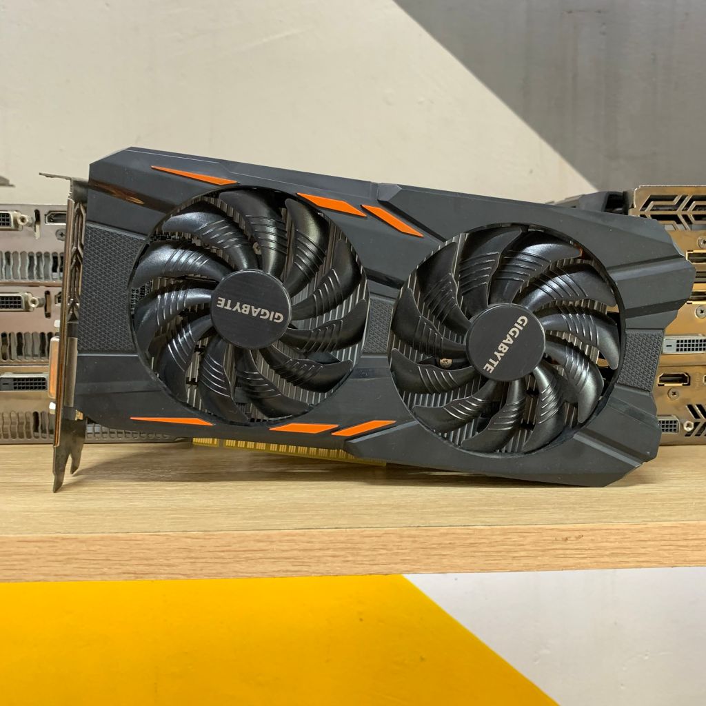 Card màn hình GTX 1050Ti GIGABYTE Windforce OC 4GB (USED) Backplate