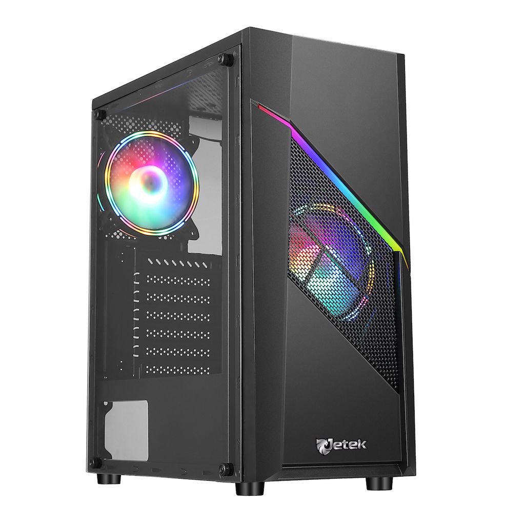 Case JETEK SQUID A1 (Mid Tower/Màu Đen) - 1 FAN