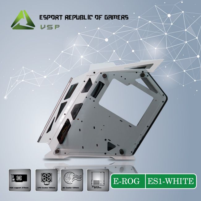 CASE ES1 E-ROG WHITE GAMING