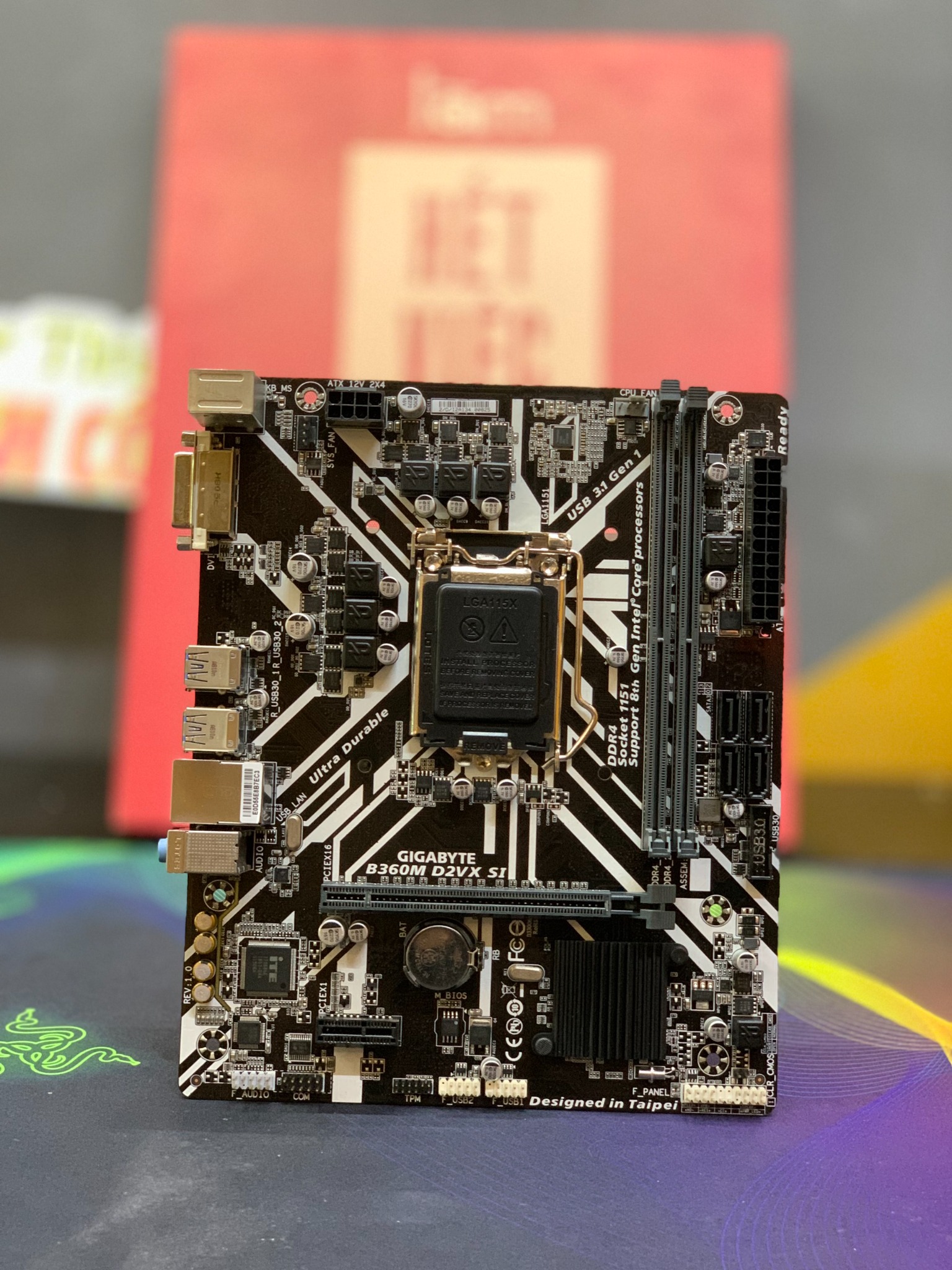 Main Gigabyte B360M-D2VX SI Cũ BH 1 tháng