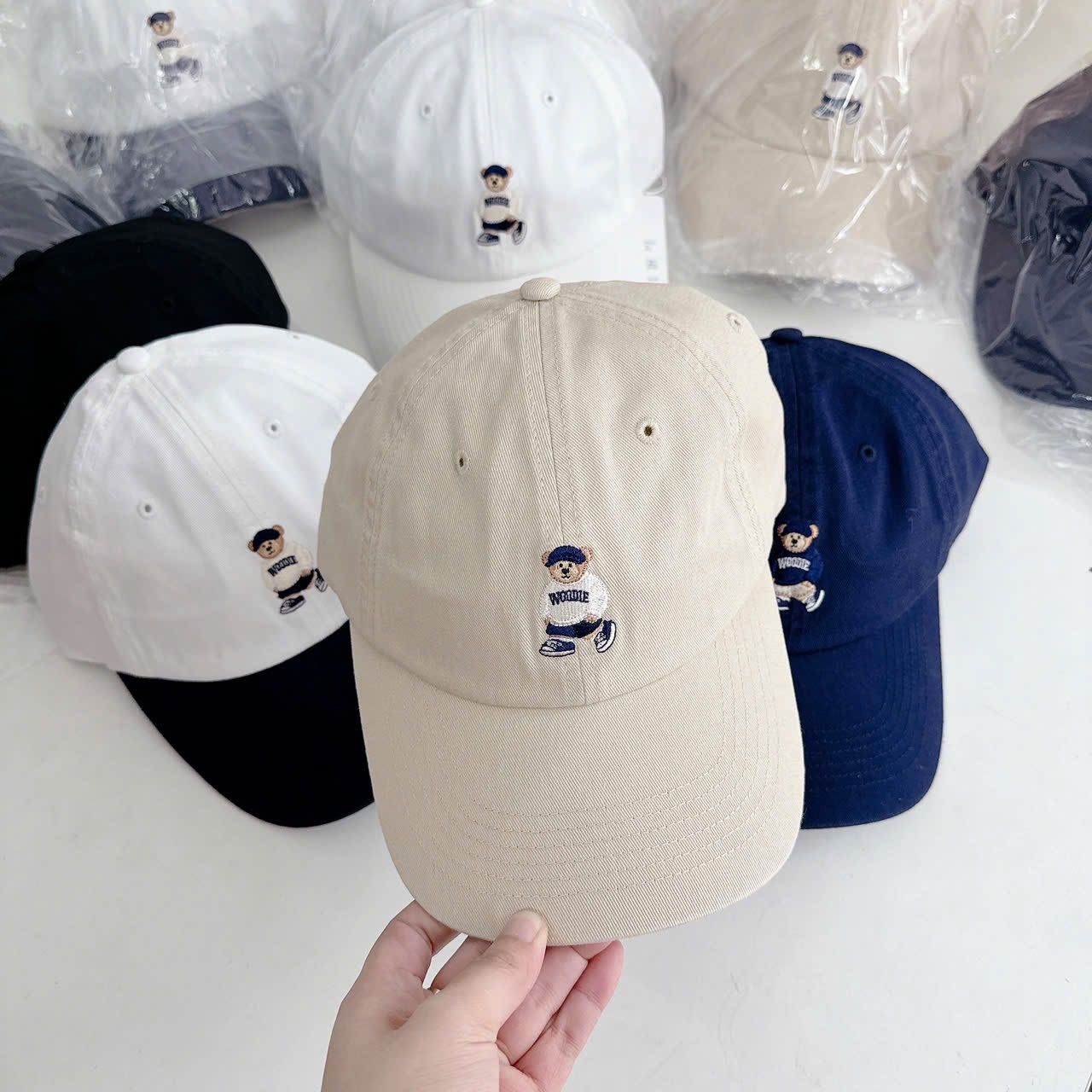SPAO BEAR BALL CAP BEIGE - Mũ lưỡi trai, nón kết màu be – ANORA.VN