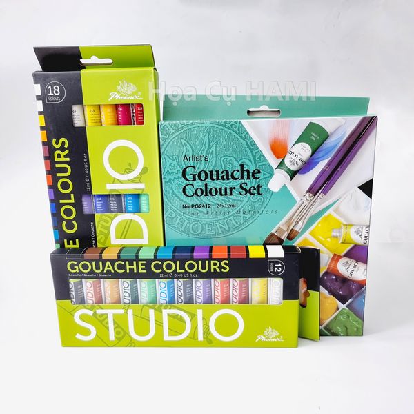 Màu Gouache Dạng Tuýp Phoenix Studio Gouache – Họa cụ HAMI