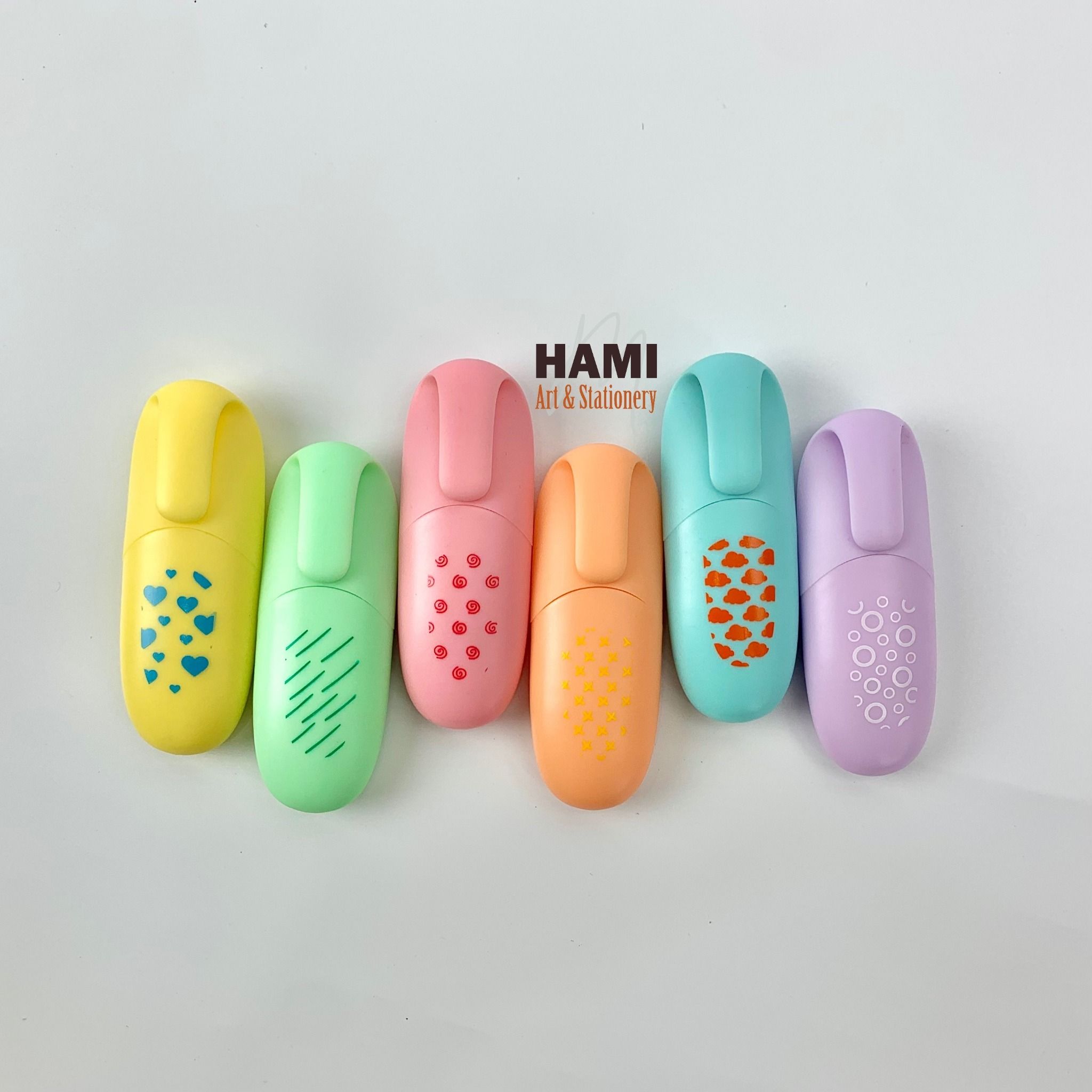 Bút dạ quang mini tone pastel Marvy HL60P – Họa cụ HAMI