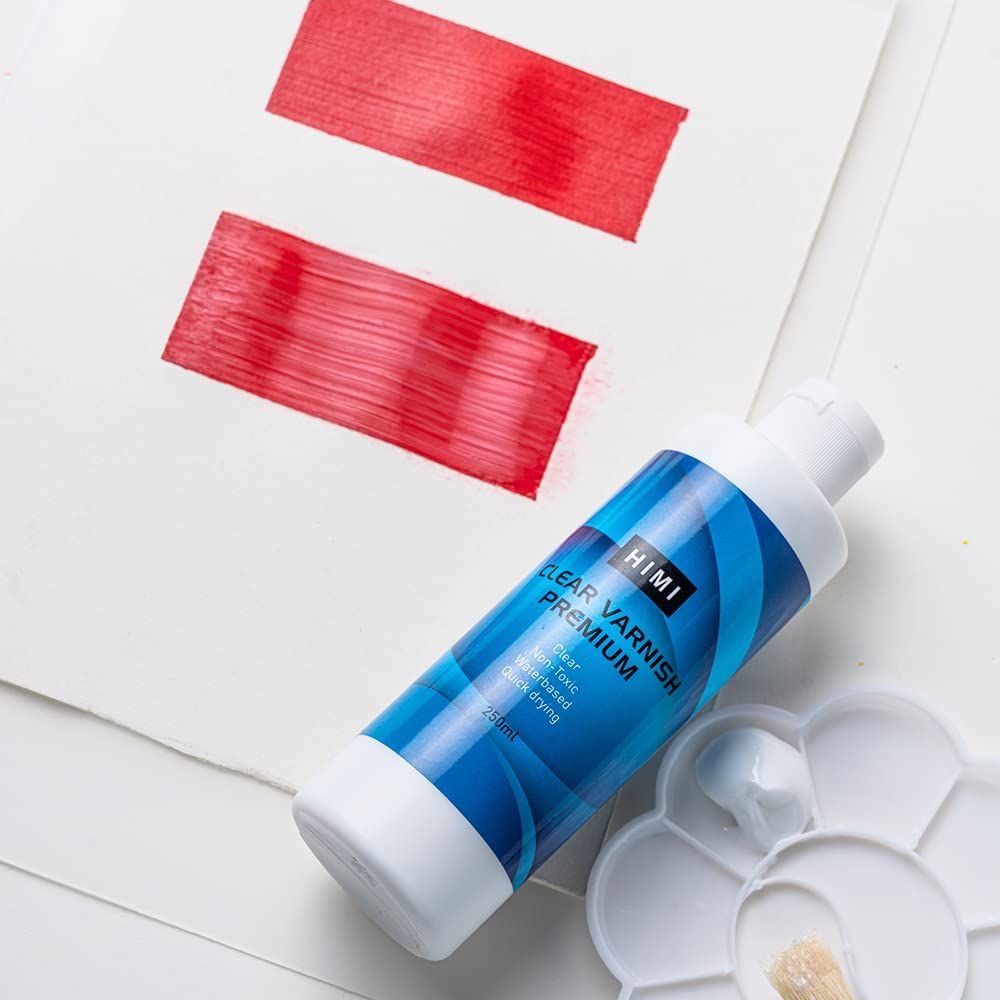 Dung Môi Bảo Vệ Tranh Himi Clear Varnish Cao CẤp 250ml Họa Cụ Hami