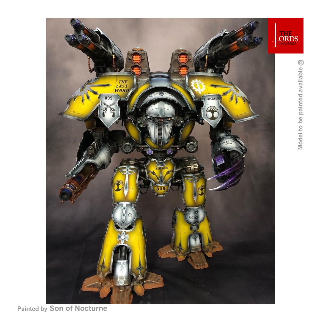 Adeptus Titanicus Warlord Battle Titan With Plasma Annihilator and Pow ...