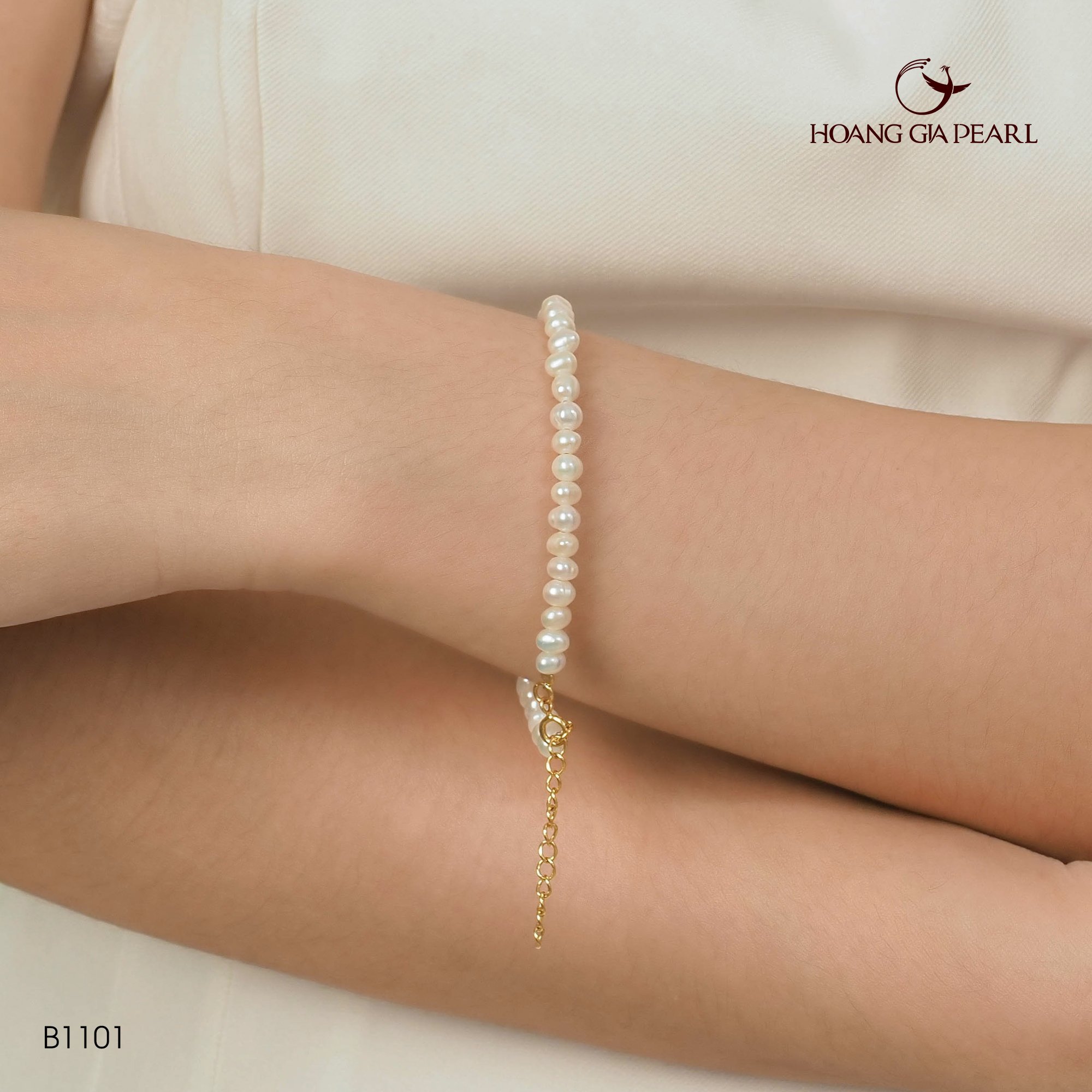 Vòng tay ngọc trai B1101 - Hoàng Gia Pearl