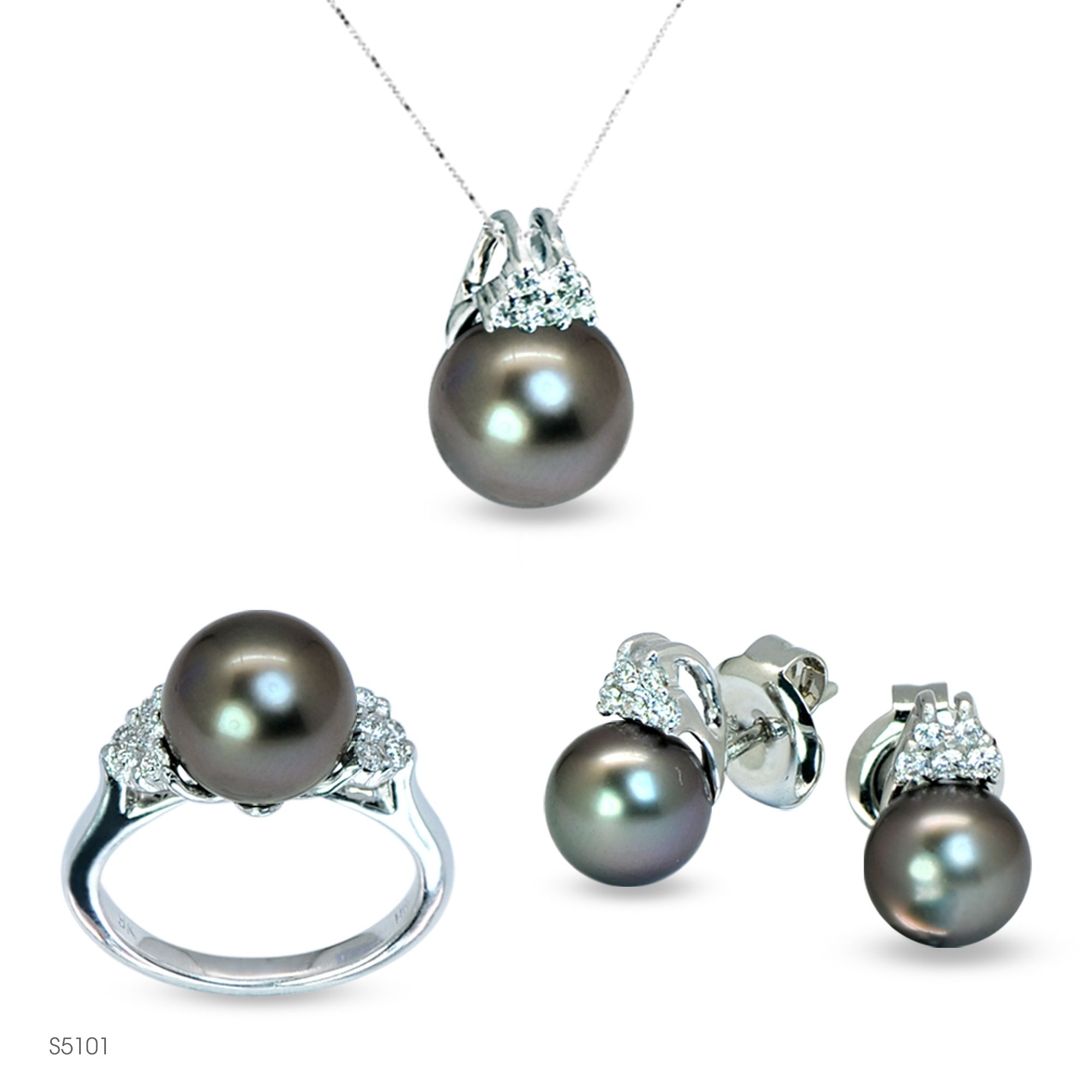 Bộ sản phẩm ngọc trai S5101 - Hoàng Gia Pearl