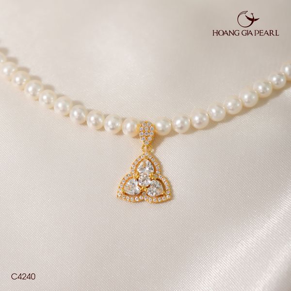 Chuỗi cổ ngọc trai C4240 - Hoàng Gia Pearl