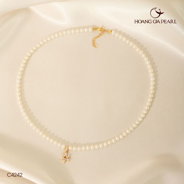 Chuỗi cổ ngọc trai C4242 - Hoàng Gia Pearl