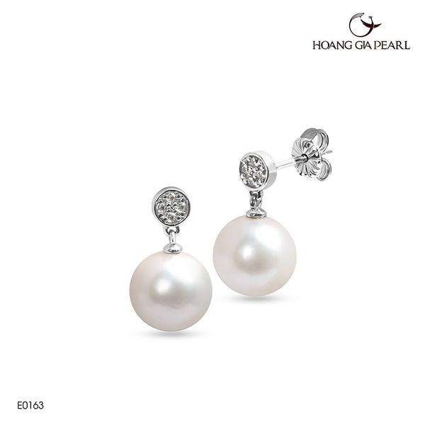 Bông tai ngọc trai E0163 - Hoàng Gia Pearl