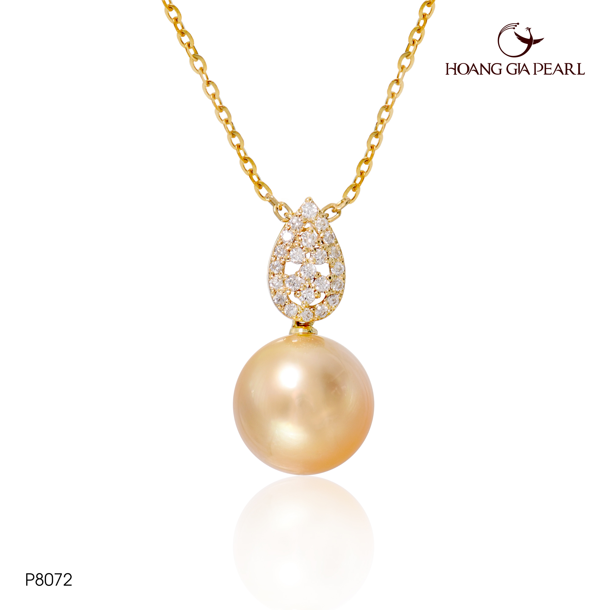 Mặt dây chuyền ngọc trai P8072 - Hoàng Gia Pearl