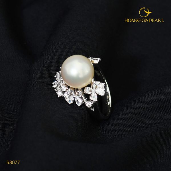 Nhẫn ngọc trai R8077 - Hoàng Gia Pearl