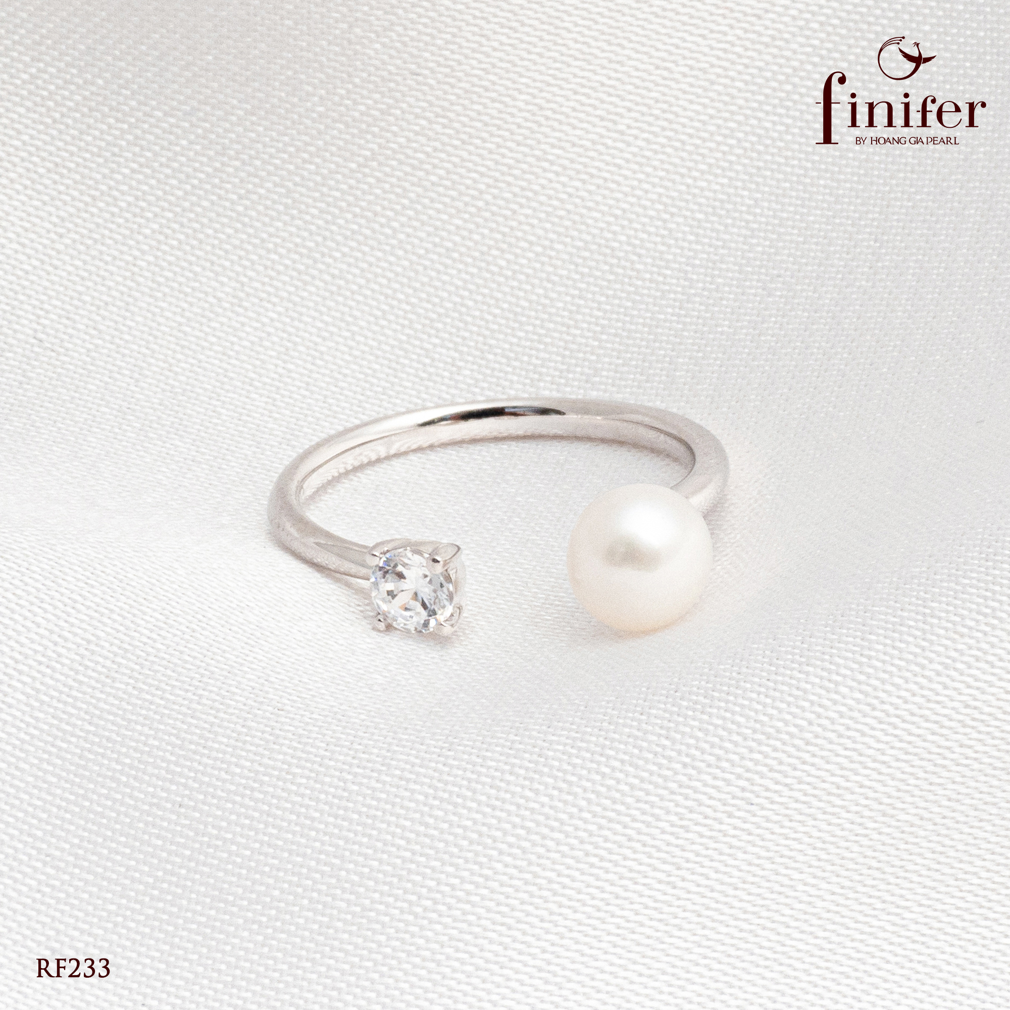 Nhẫn ngọc trai Finifer RF233 - Hoàng Gia Pearl