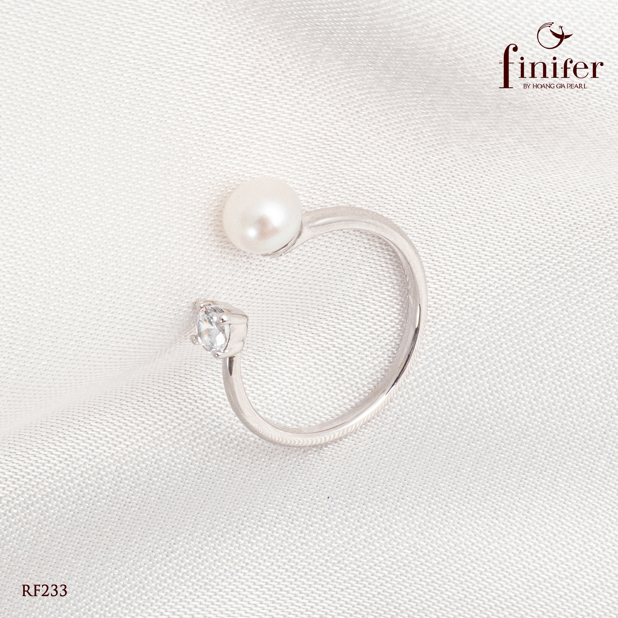 Nhẫn ngọc trai Finifer RF233 - Hoàng Gia Pearl