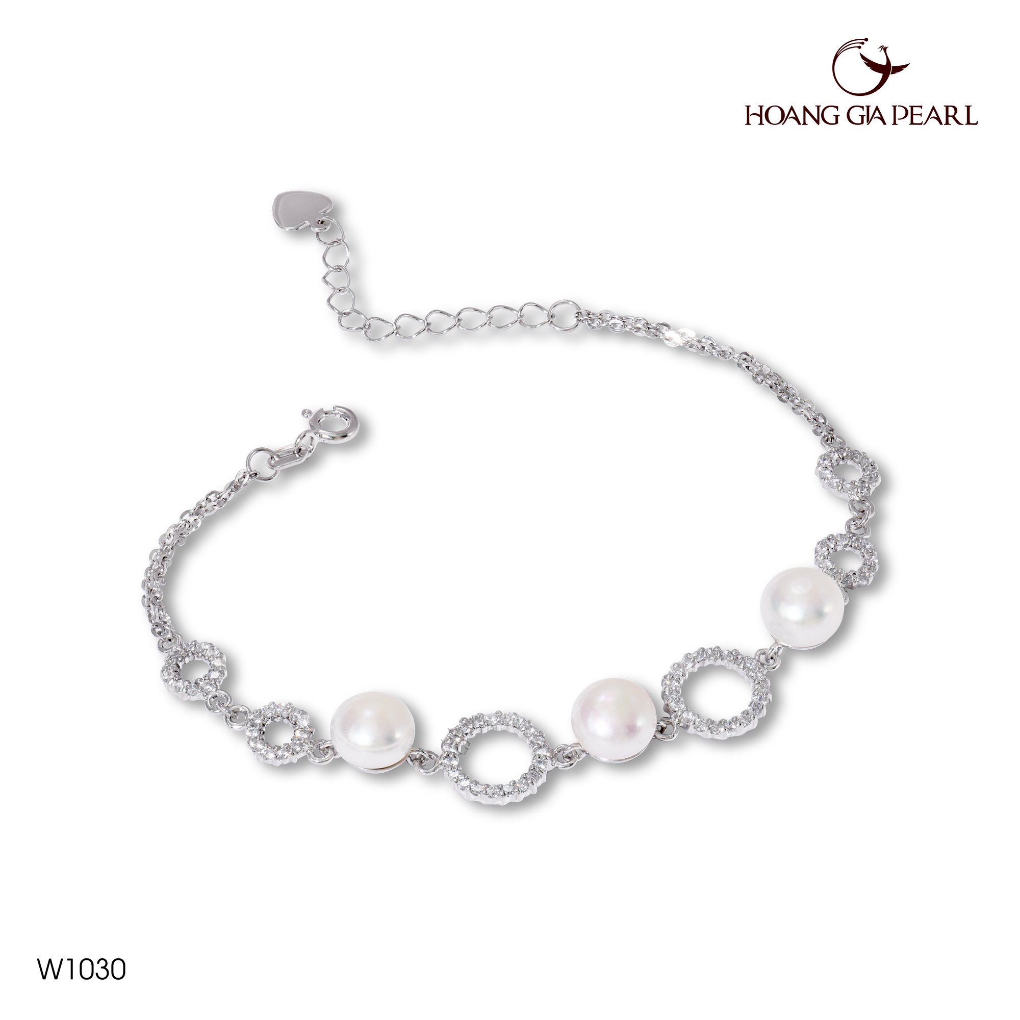 Lắc tay ngọc trai W1030 - Hoàng Gia Pearl
