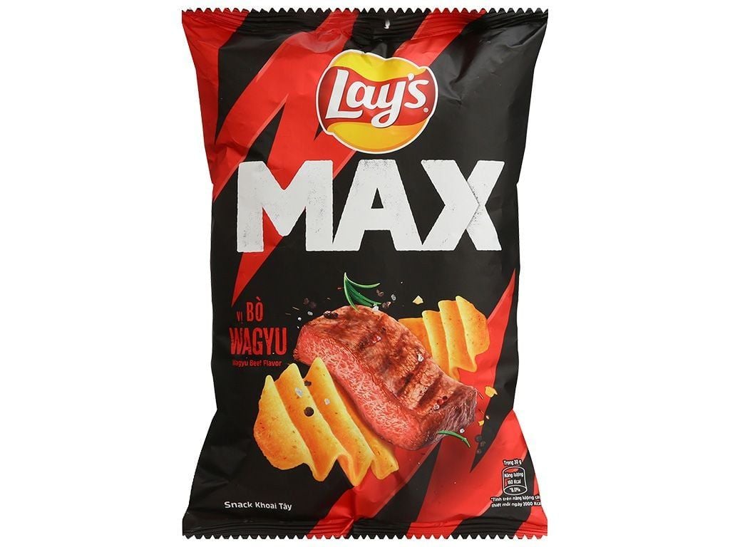 Lays Max vị bò Wagyu 75g – Siêu Thị Genshai