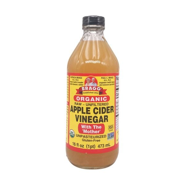 Bragg Organic Giấm táo hữu cơ Bragg Organic 473ml – Siêu Thị Genshai