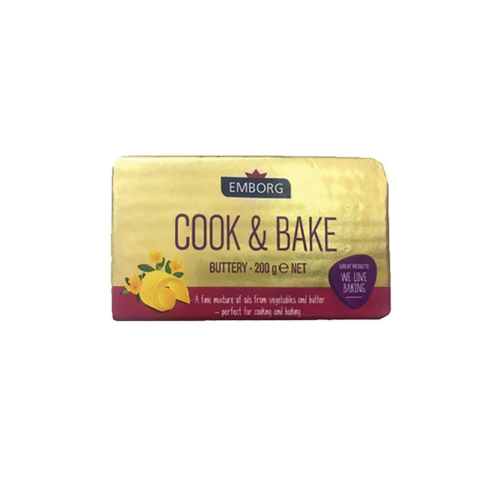 Bơ Lạt Cook & Bake Emborg 200g – Siêu Thị Genshai