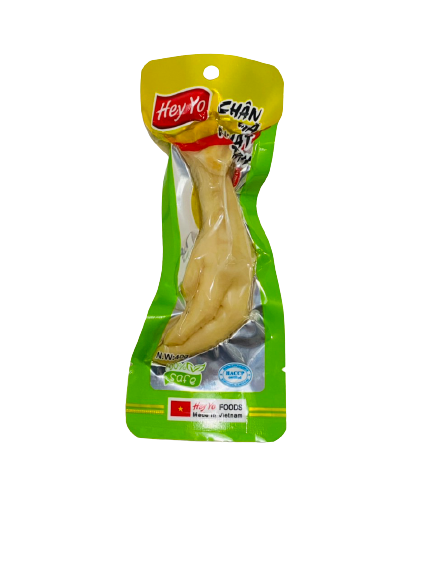 Chân gà nhất tâm ớt xanh Heyyo 40g – Siêu Thị Genshai