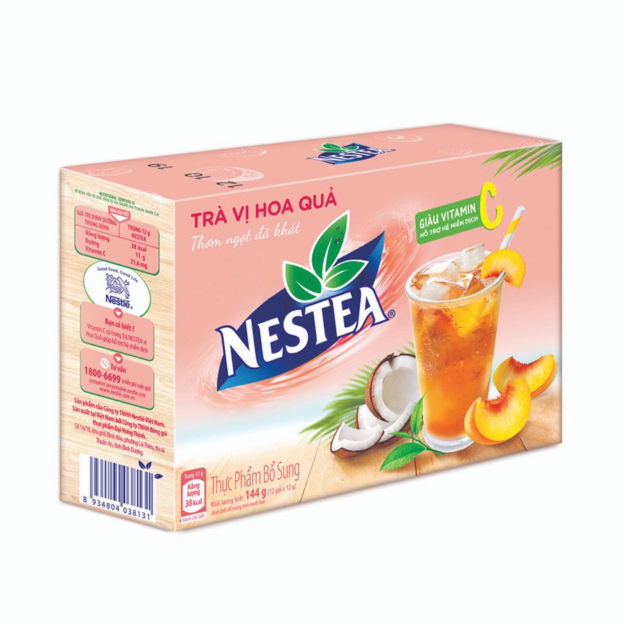 Nestea Trà hoa quả nhiệt đới 12g x 12 gói – Siêu Thị Genshai