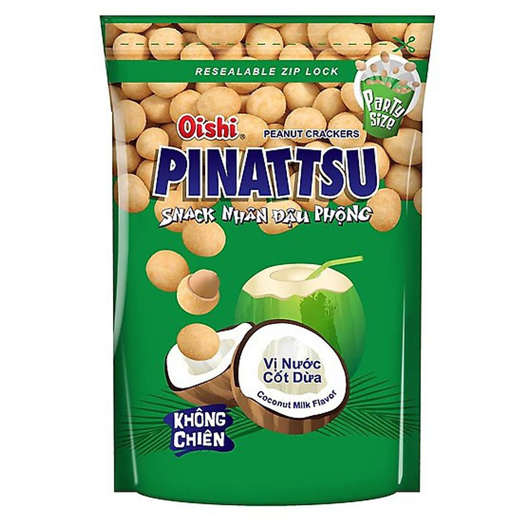 Đậu Phộng Pinattsu Nước Cốt Dừa 100g – Siêu Thị Genshai