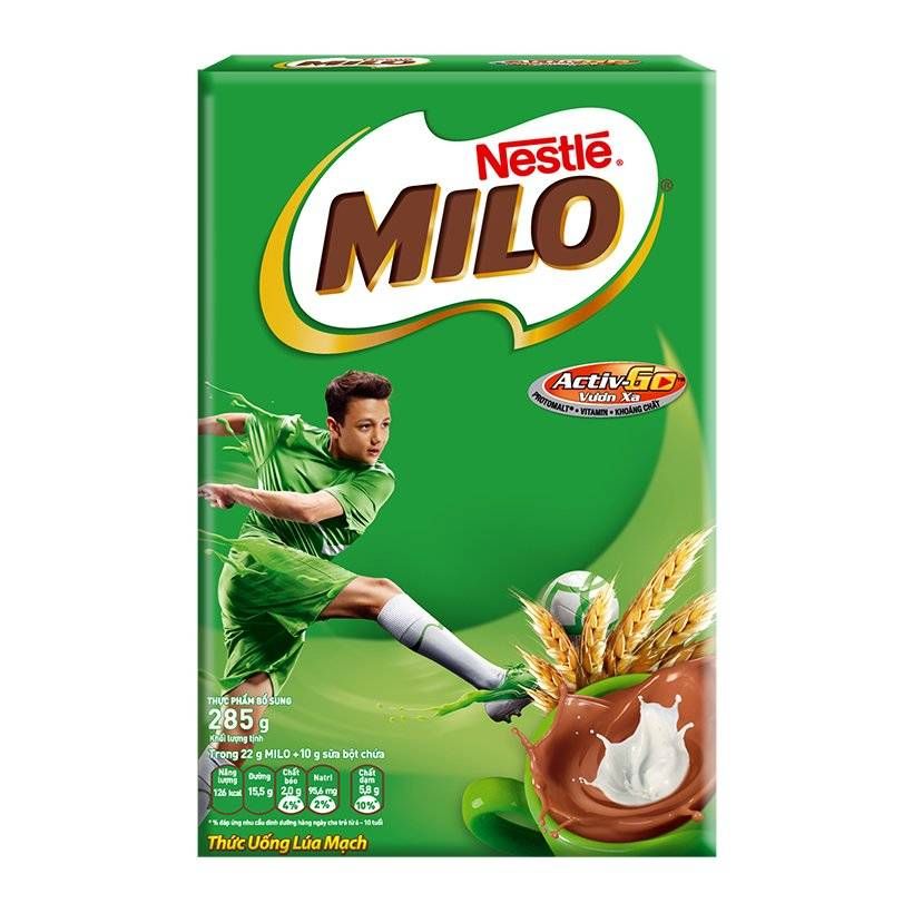 Milo hộp giấy 285gr – Siêu Thị Genshai