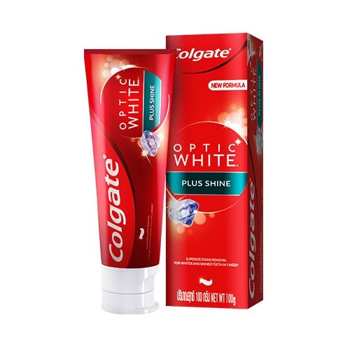 Kem Đánh Răng Colgate Optic White Plus Shine 100g – Siêu Thị Genshai