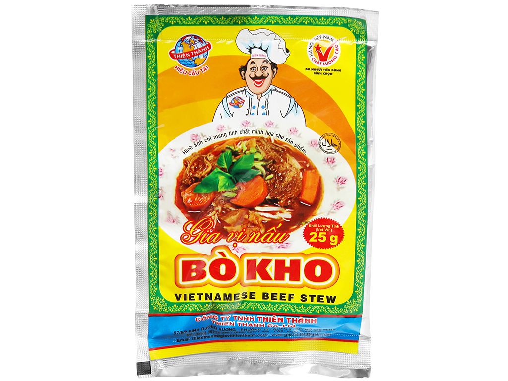 Bột bò kho 25g – Siêu Thị Genshai