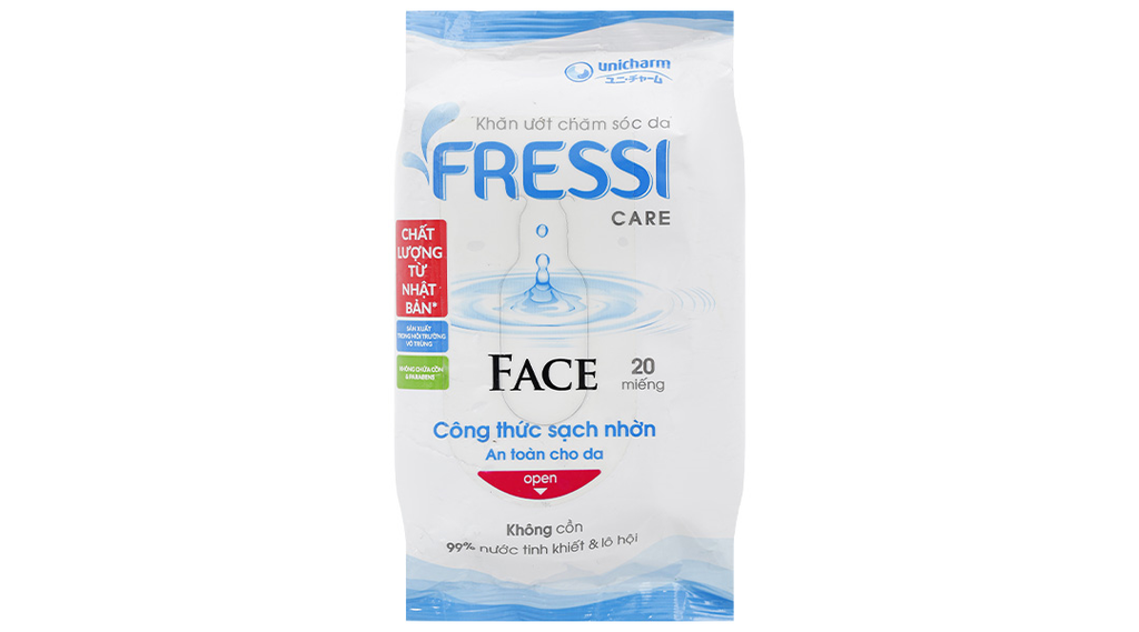 Khăn Ướt Fressi Care Sạch Nhờn An Toàn Cho Da 20 Miếng – Siêu Thị Genshai