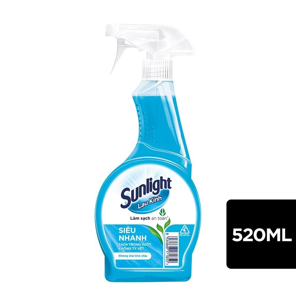 Nước Lau Kính Sunlight Siêu Nhanh Sạch Trong Suốt 520ml – Siêu Thị Genshai