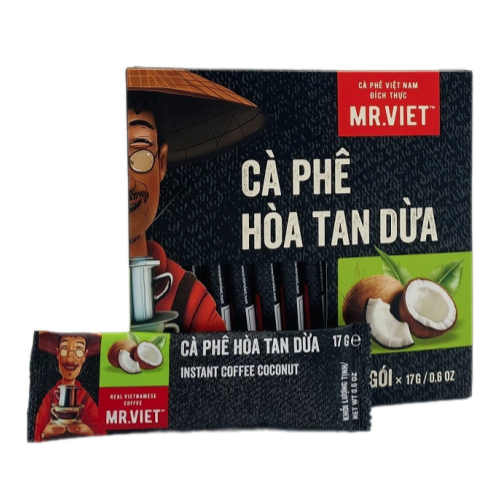 Mr Việt Cà Phê Hòa Tan Dừa 255g – Siêu Thị Genshai
