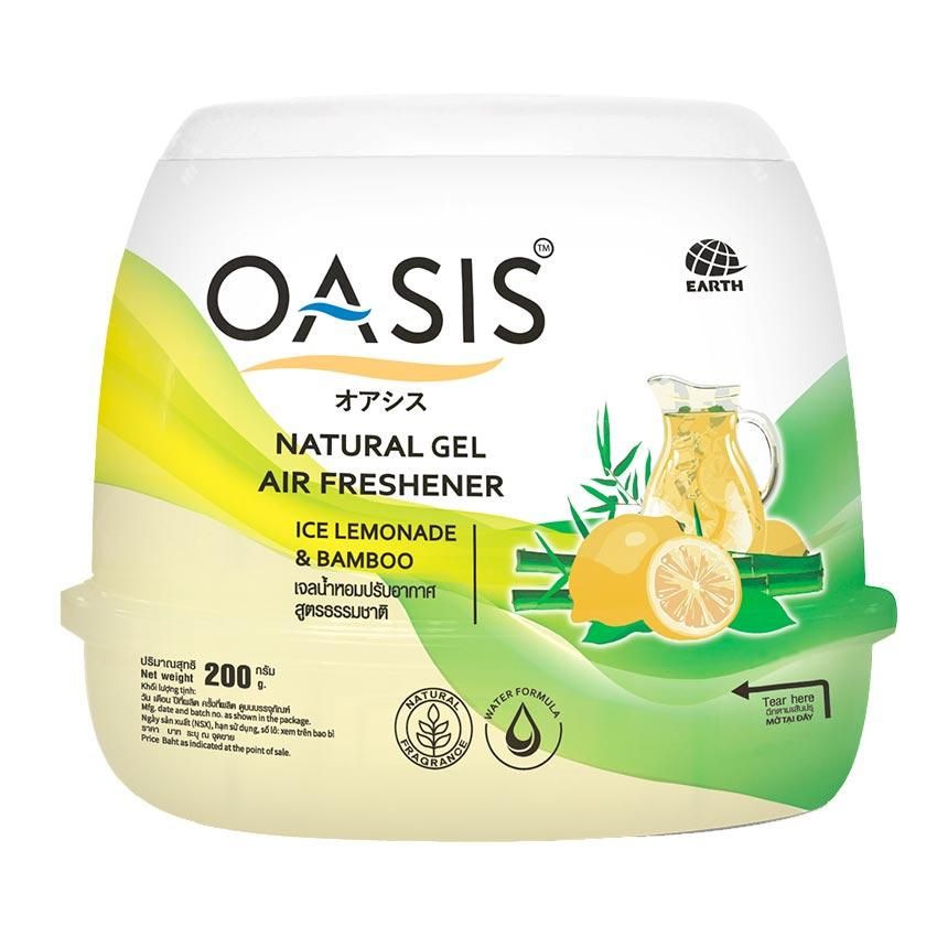 Sáp Thơm Oasis Natural Ice Lemonade & Bamboo 200g – Genshai