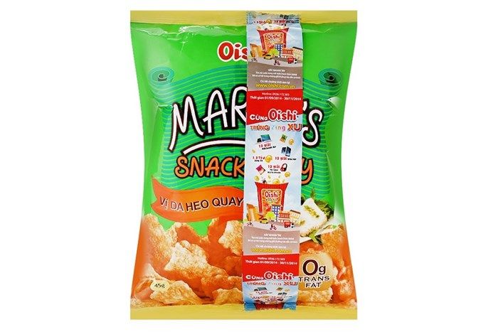 Snack chay vị da heo quay Oishi 32gr – Siêu Thị Genshai