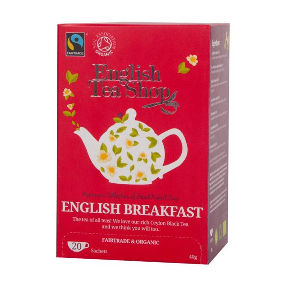 Trà Organic English Breakfast English Tea Shop 20 gói x 50g – Siêu Thị ...
