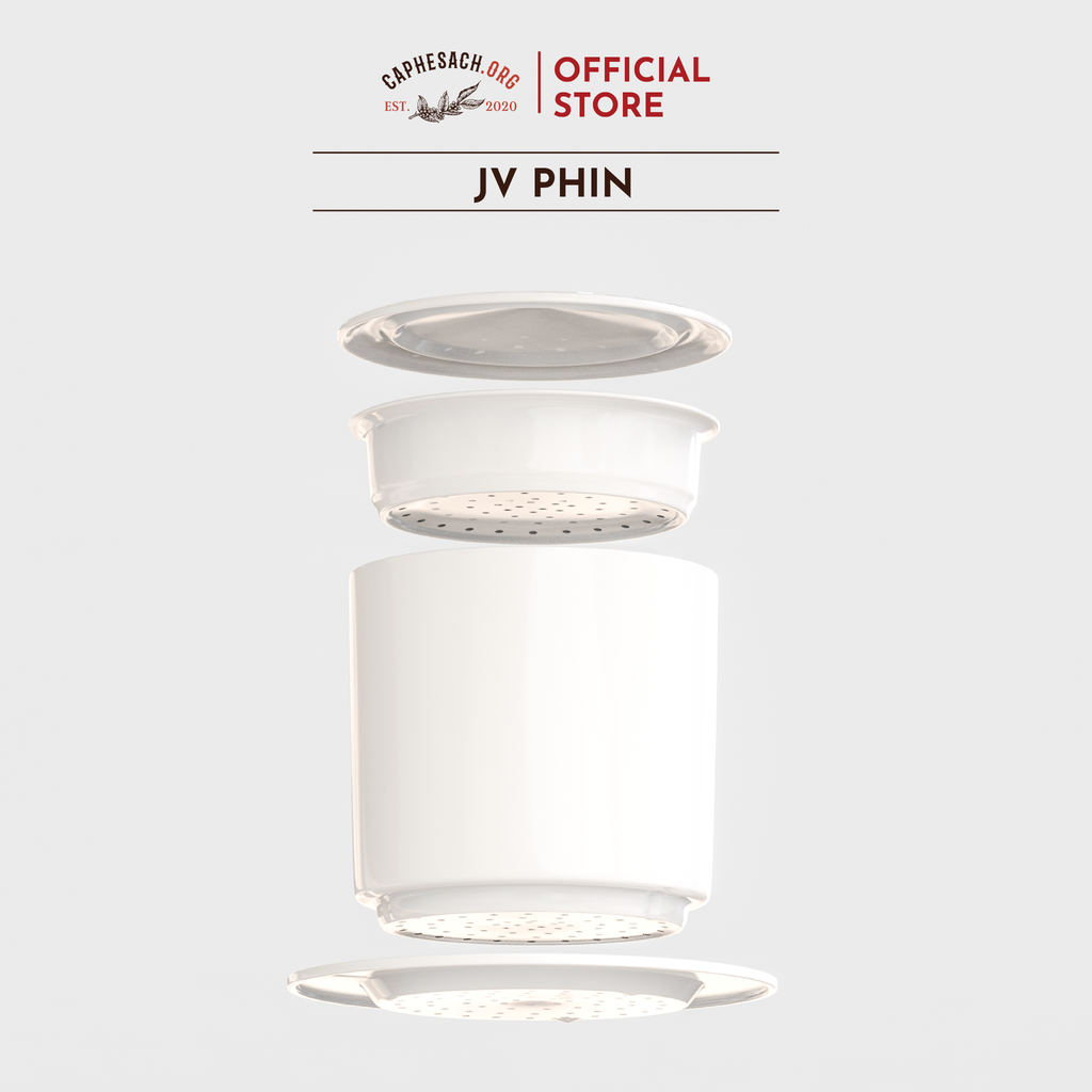 Phin gốm sứ JV - JV Phin – Cà Phê Sạch