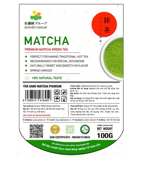 Trà xanh Matcha Satoen - Premium Japanese Tea Since 1948