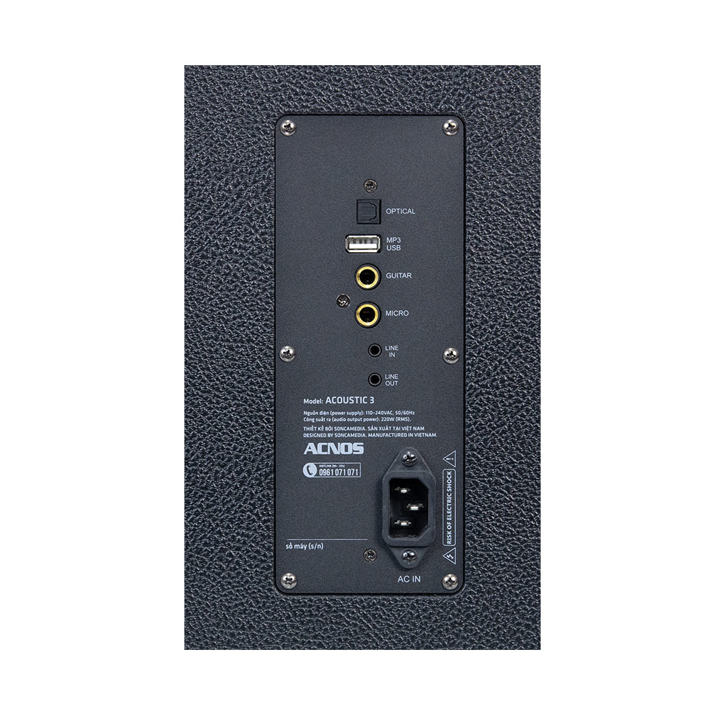 Dàn Âm Thanh Di Động ACNOS ACOUSTIC 3 – Soncamedia