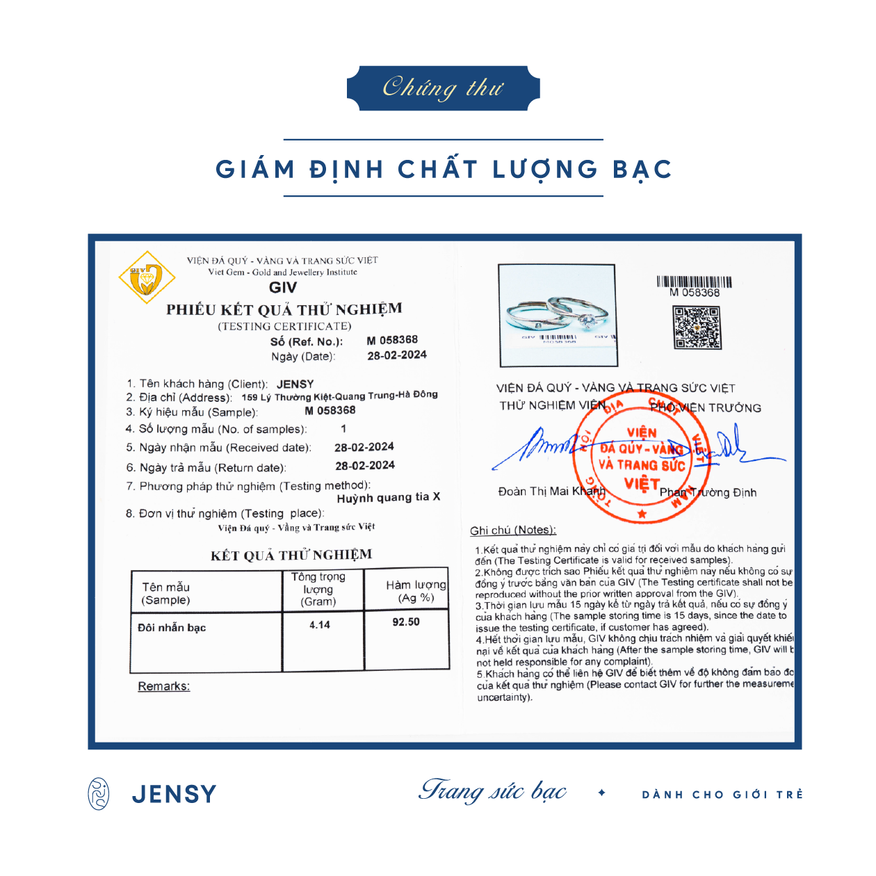Nhẫn Đôi Bạc S925 NDJ3, Nhẫn Đôi Bạc Nam Nữ Tình Yêu – Jensy.vn