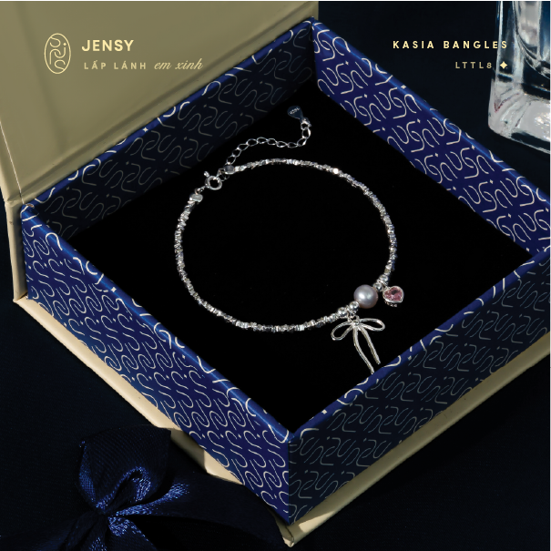 Vòng Tay Bạc Nữ Ngọc Trai Nuôi Thật JENSY Nơ Xinh Xắn ...