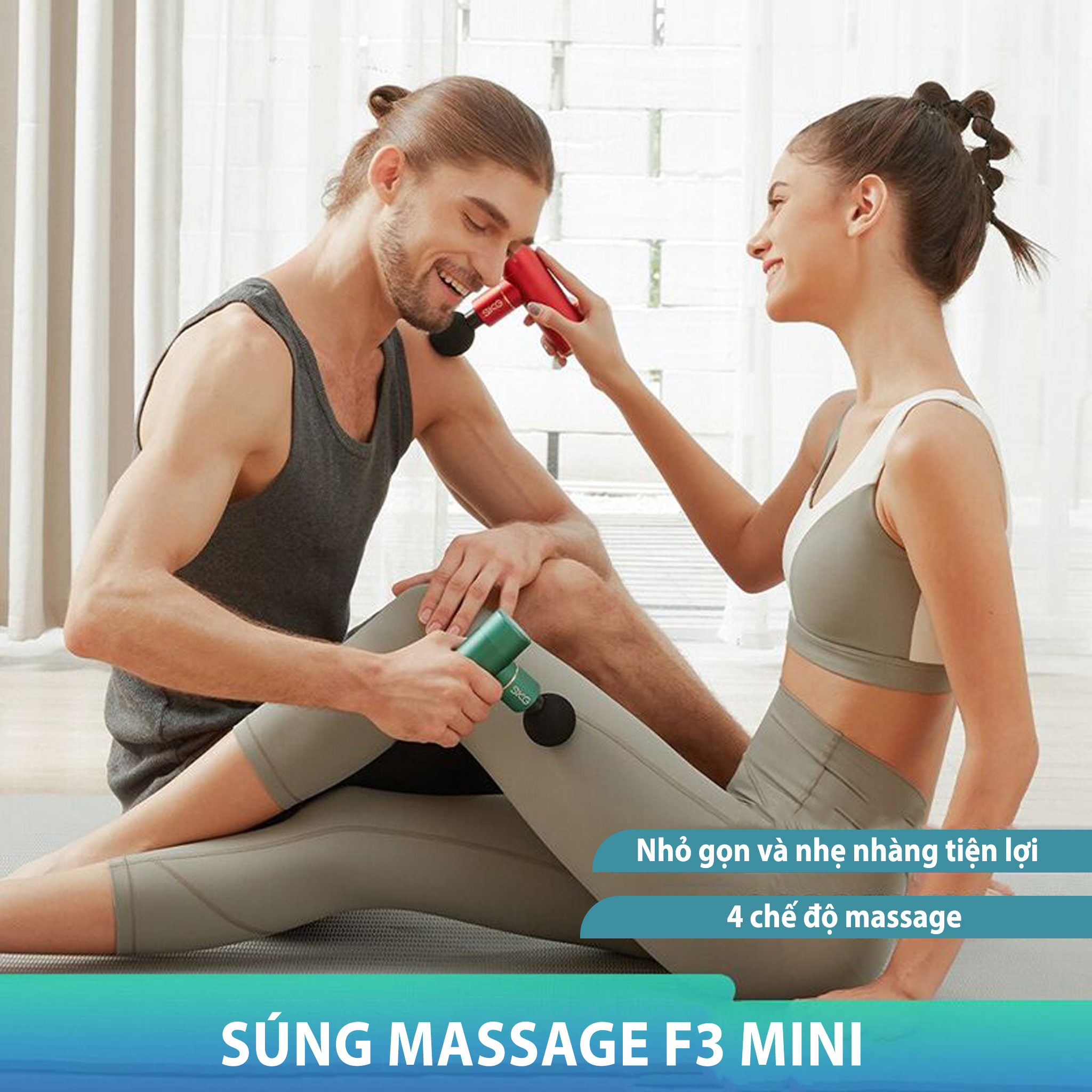 Súng massage body mini F3 - EN SKG KATA - Thiết bị chính hãng CE