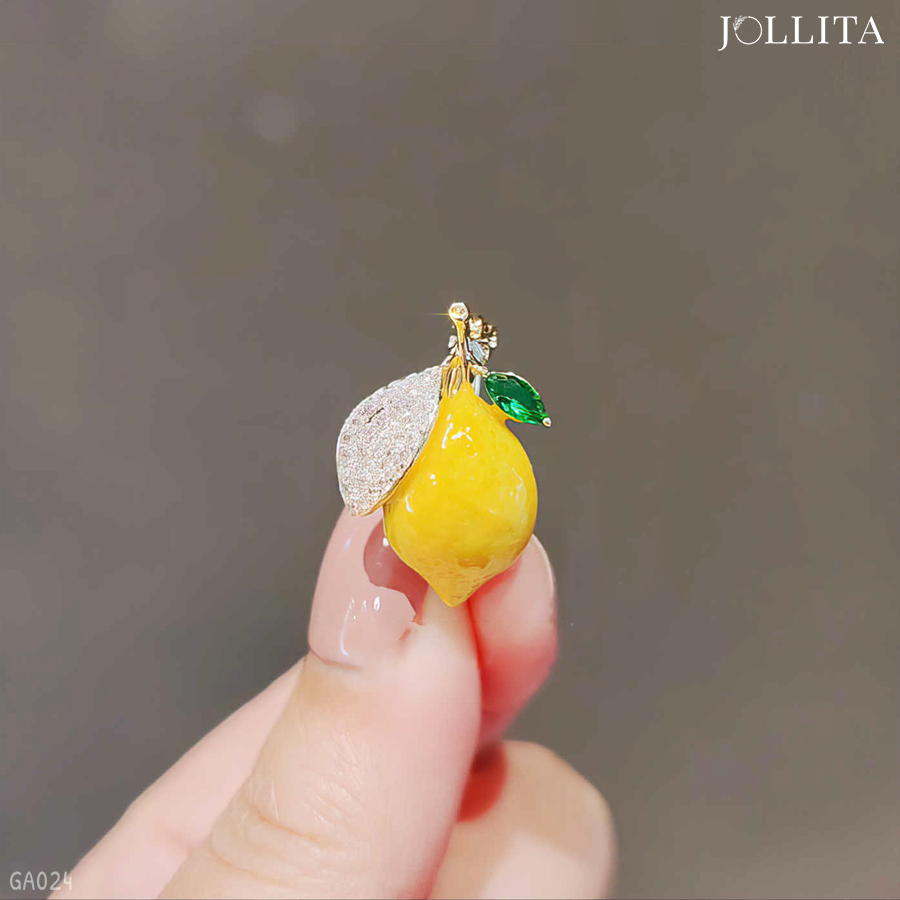 Pin cài áo quả chanh dễ thương – Jollita