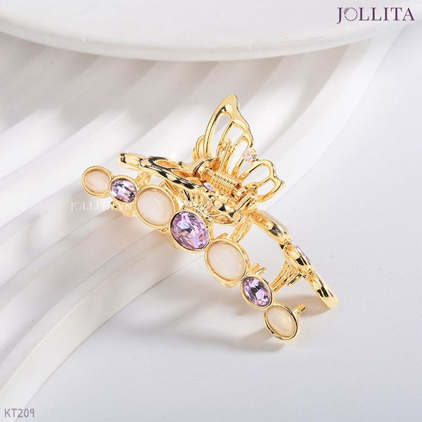 Kẹp tóc càng cua hoa bướm sắc tím kiêu sa – Jollita