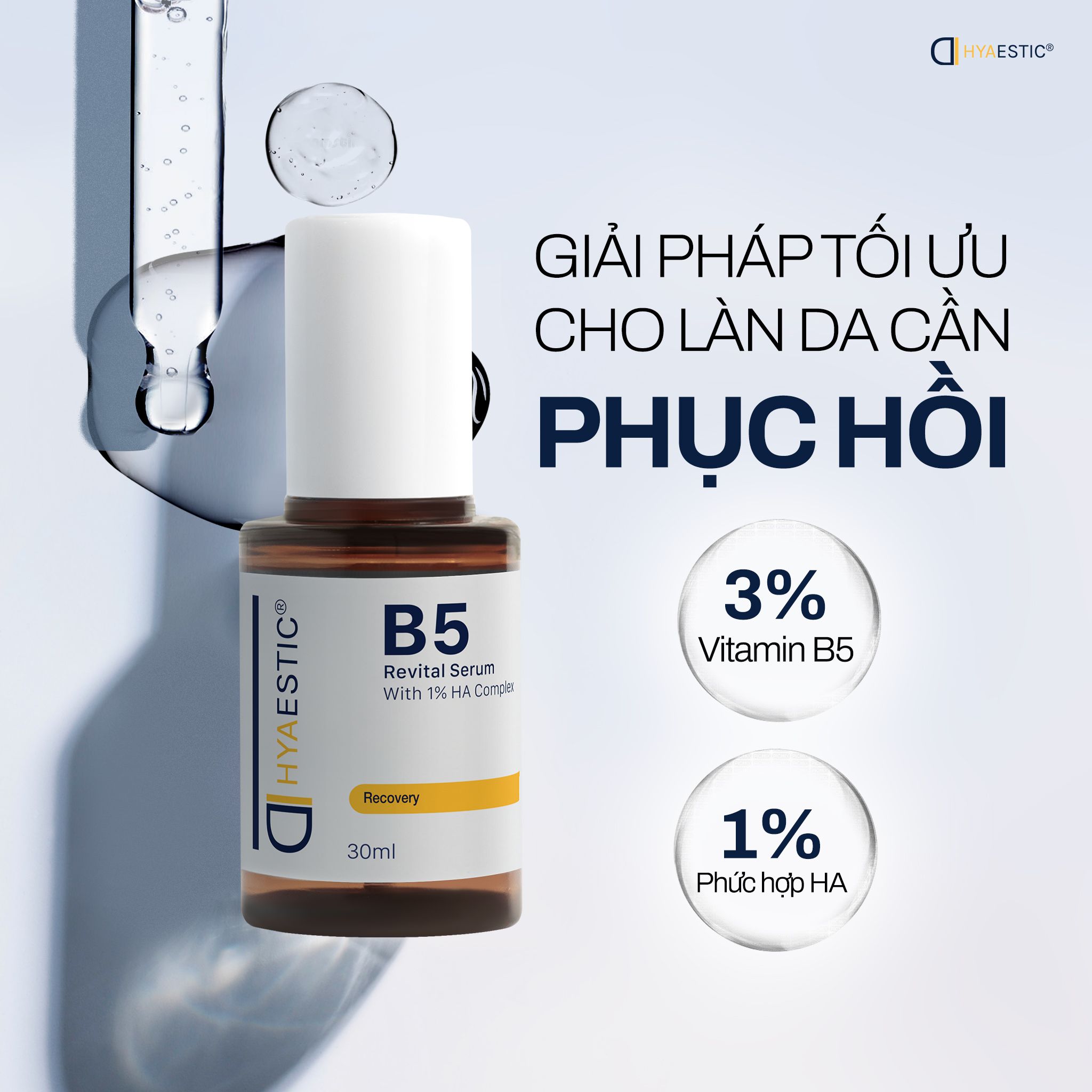 Tinh chất phục hồi 3% Vitamin B5 Hyaestic B5 Revital Serum (30ml ...