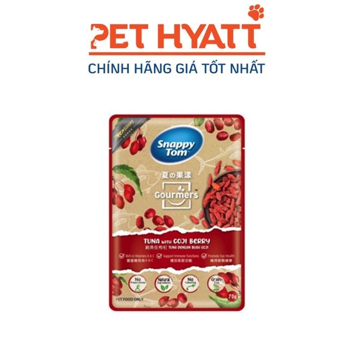 SNAPPY TOM Pate Lon Dành Cho Mèo Nhiều Vị – Pet Hyatt
