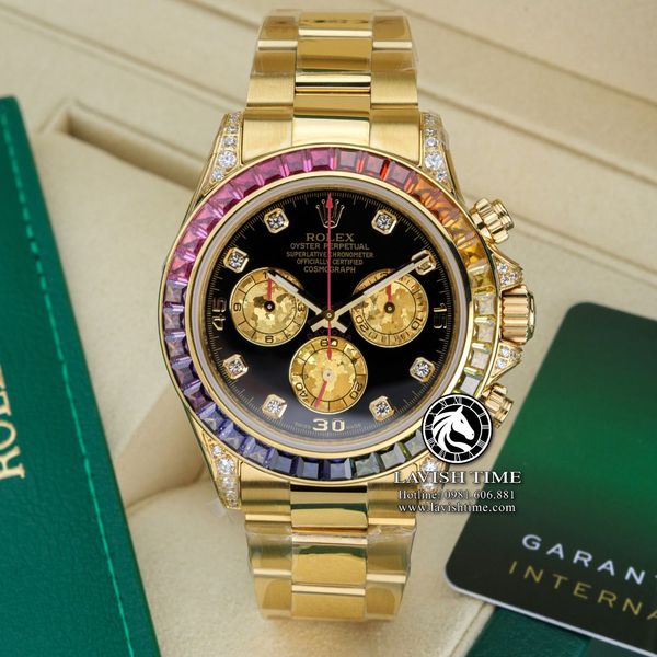 Đồng Hồ Rolex Cosmograph Daytona Rainbow 116598 RBOW Rep 1:1 Cao Cấp V ...