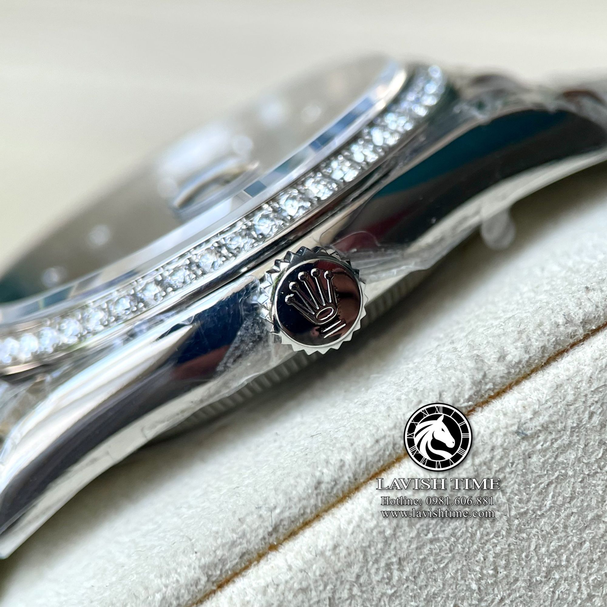 Đồng Hồ Rolex Datejust 36mm 126234-0037 Rep 1:1 Chế Tác Vỏ Bạc Viền B ...