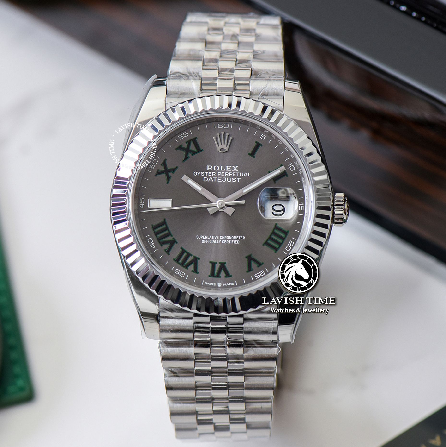 Đồng Hồ Rolex Datejust 41mm 126334-0022 Rep 1:1 Chế Tác Vỏ Bạc Mặt Xám ...