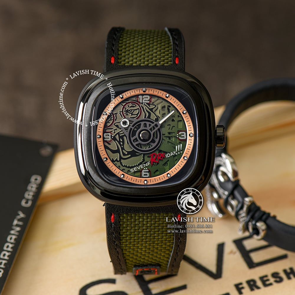 Đồng Hồ SevenFriday T3/04 "GREEN TIGER" – Lavish Time